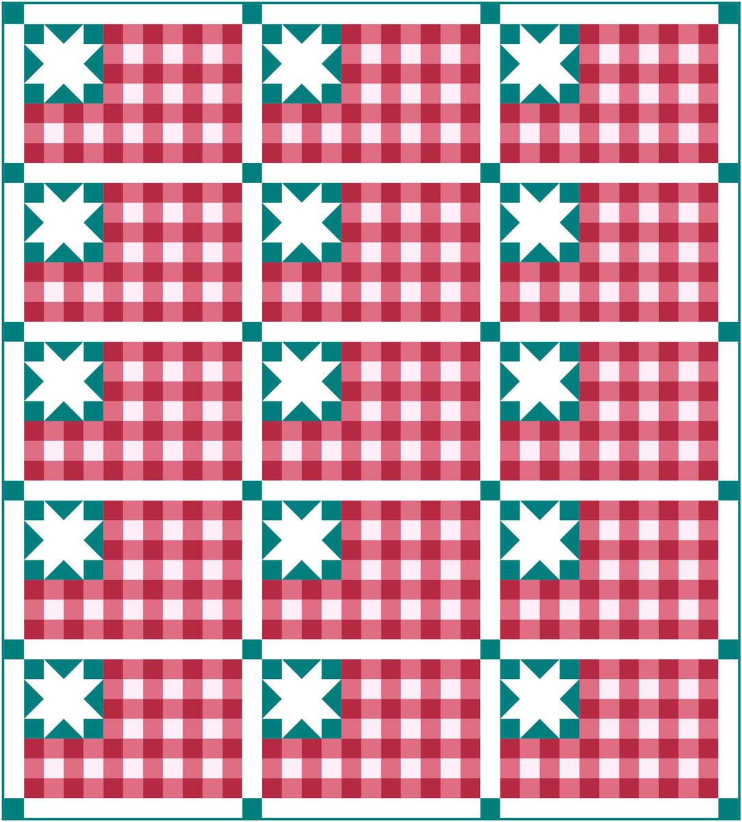 Plaid Flag – Sewcial Stitch