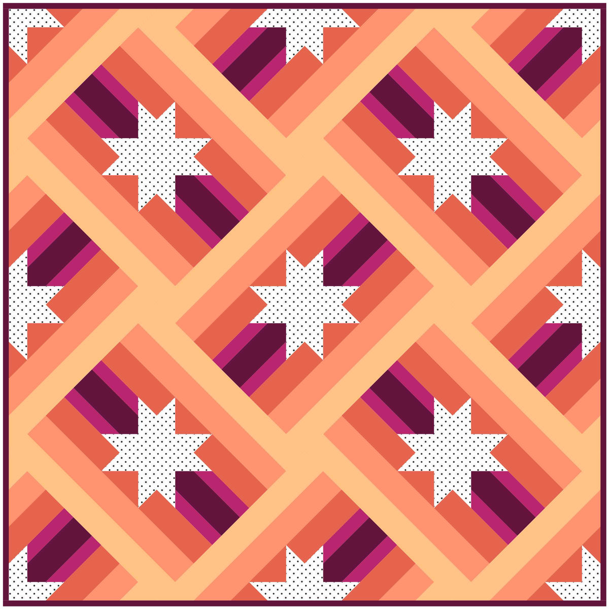 Slanted Star – Sewcial Stitch