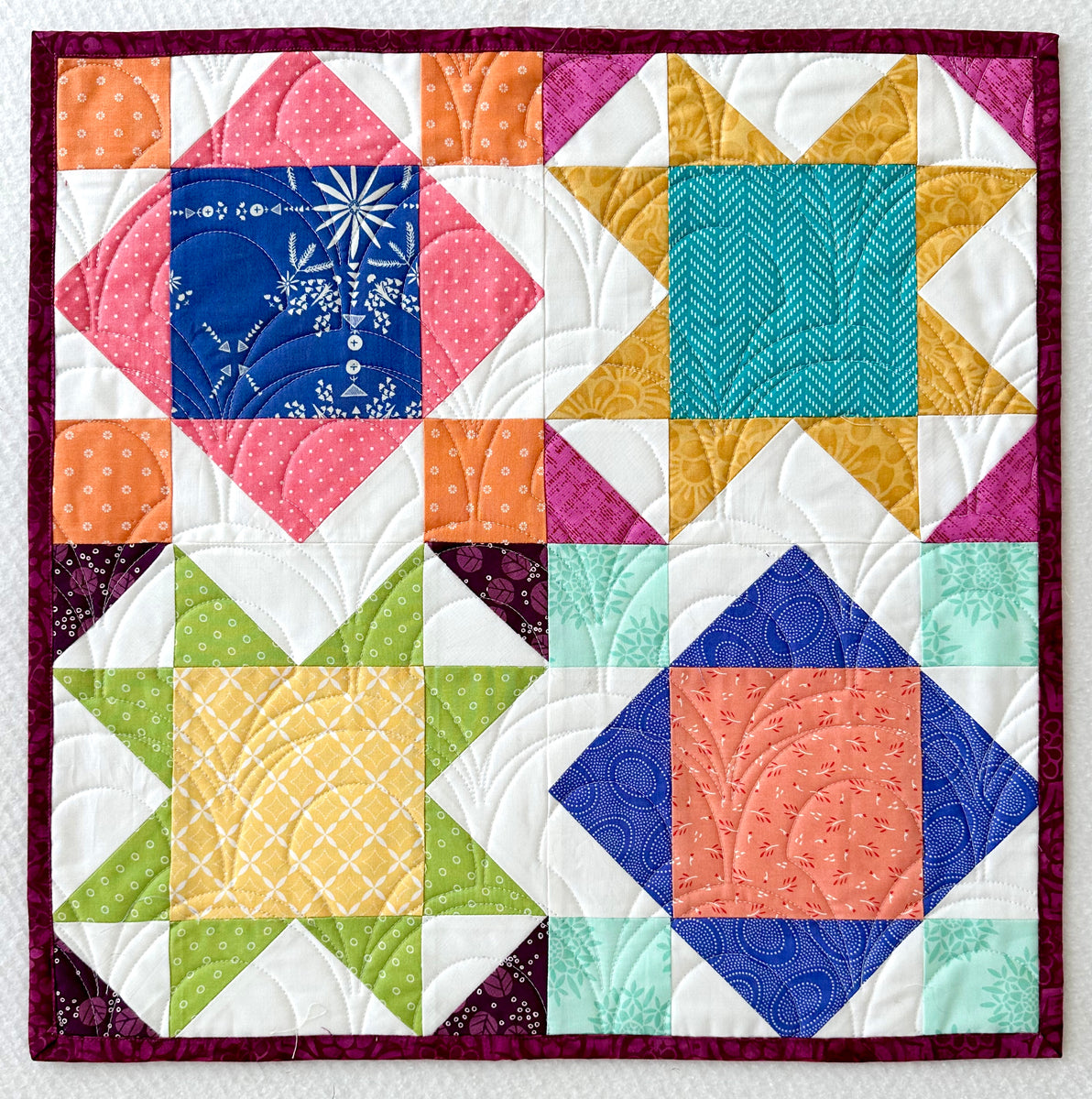 Sampler Mini Quilt 20" x 20" – Sewcial Stitch