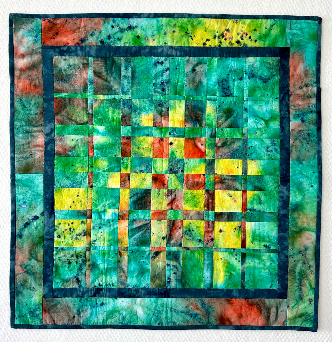 Batik Convergence Mini Quilt 27" x 27" – Sewcial Stitch