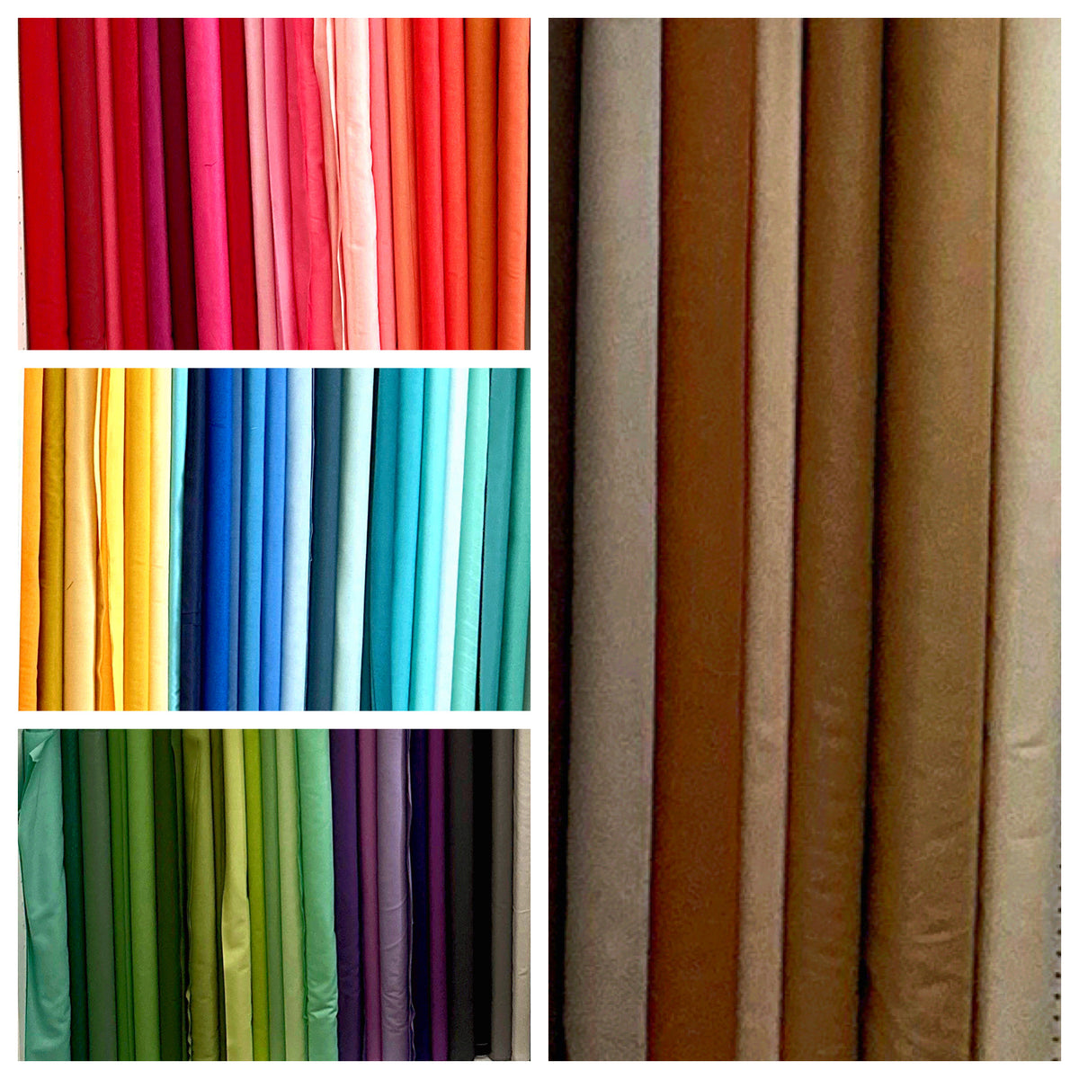 MEGA Bundle Riley Blake Confetti Cotton Solids-Fat Eighths, Fat Quarte ...